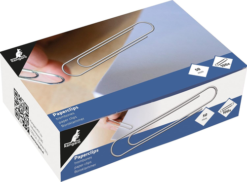 Paper Clips 50 Mm round Box of 100 Zinc Plated 744759286789| eBay
