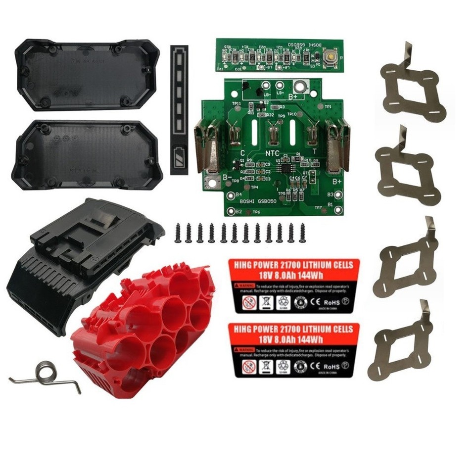 BAT618 18V Battery Plastic Case Component for Battery Cover Replacement ...