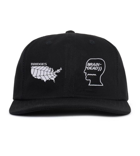 Casquette Brain Dead x Death Stranding noire taille libre logo BRIDGES ...