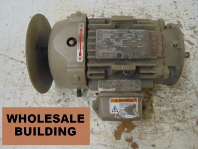 GE EXTRA SEVERE DUTY AC MOTOR, 5KS145SAB128, HP 1.5KW, FRAME 145TCZ ...