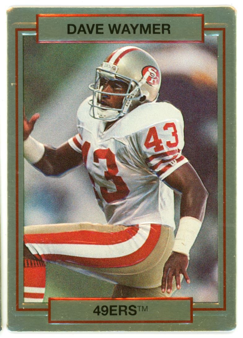1990 Action Packed Rookie Update Dave Waymer San Francisco 49ers #73 | eBay