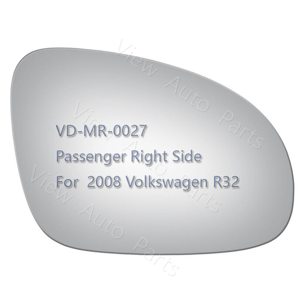 Mirror Glass For VW Volkswagen Eos Jetta Passat Passenger Right Side RH ...