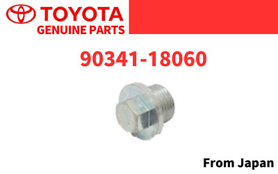 Toyota Genuine PLUG (FOR FRONT DIFFERENTIAL FILLER) 90341-18060 OEM | eBay