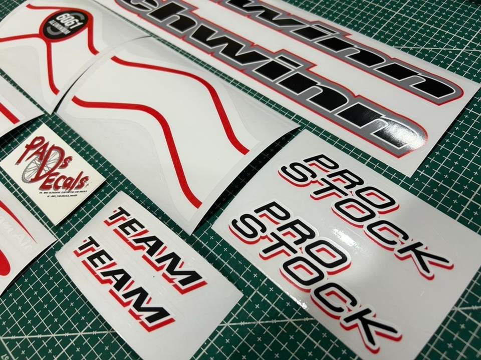 Schwinn pro stock bmx sticker decals | eBay