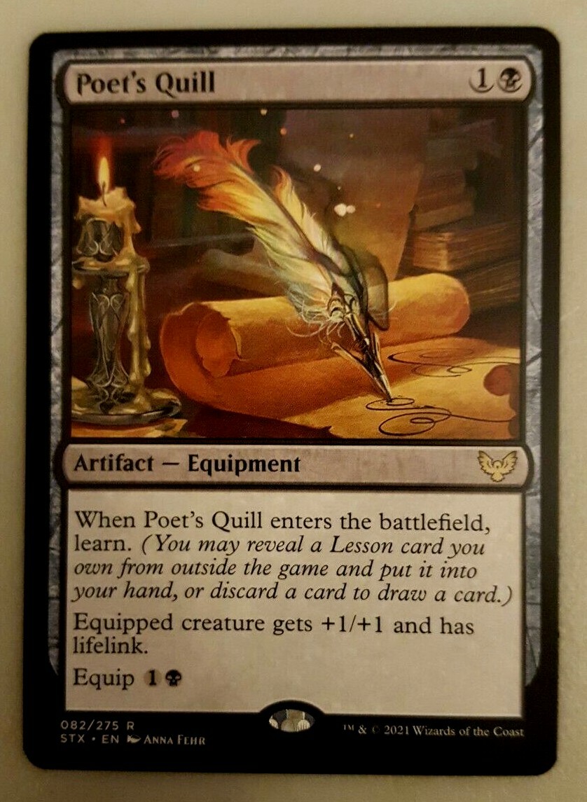 1x Poet's Quill Strixhaven MTG Magic the Gathering NM | eBay