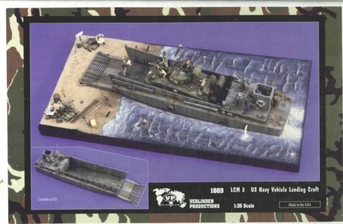 Verlinden Productions LCM 3 US Navy Vehicle Landing Craft 1869 1:35 ...
