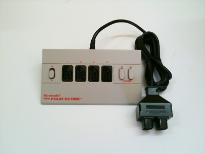 NOT FOR USA)PAL Official Nintendo Four Score 4 Player Adapter NES 8 Bit ...