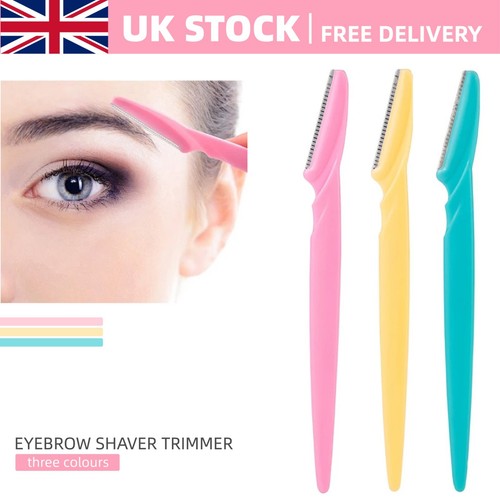 6X Face Eyebrow Shaver Trimmer Dermaplaning Shaper Razor Hair Removal ...