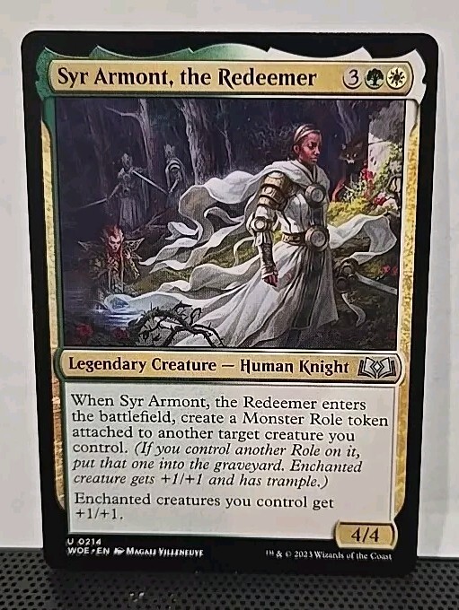 MTG Syr Armont, the Redeemer Wilds of Eldraine 0214 Regular Uncommon | eBay