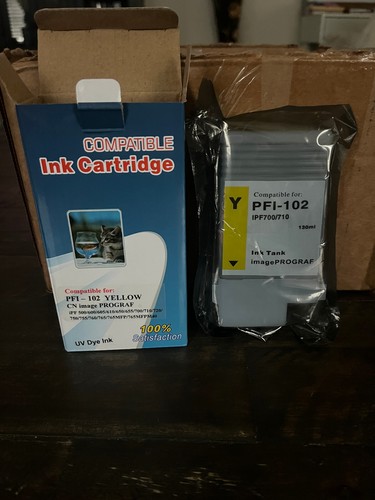 imagePROGRAF Wide Format Printer Ink PFI-102 YELLOW - BRAND NEW IN ...
