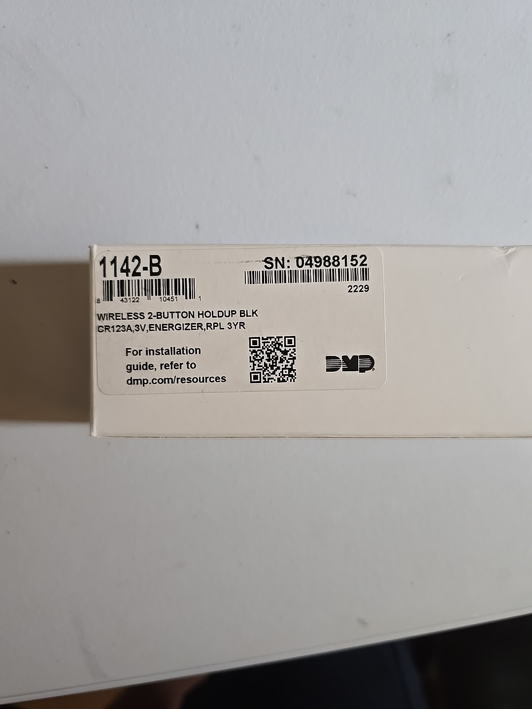 DMP 1142-B (Black) 2 Button wireless holdup. Brand New In Box. Free Shipping! | eBay