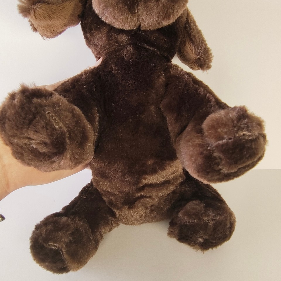 Ganz Webkinz Chocolate Lab Dog Plush 8" Stuffed Animal Brown Puppy No ...
