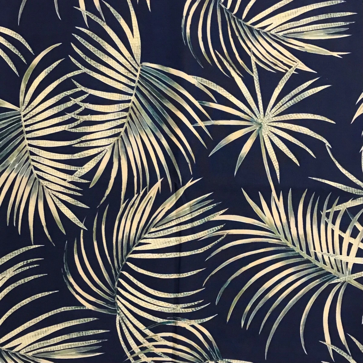 Blue Hawaiian Print Background