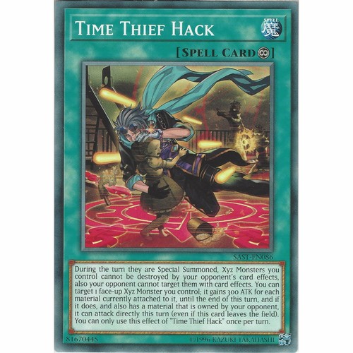 Yu-Gi-Oh! TCG: Time Thief Hack - SAST-EN086 - Common Card - Unlimited ...