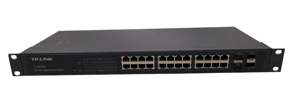 TP-Link TL-SG2424 24-Port Gigabit Smart Switch With 4 Combo SFP Slots ...