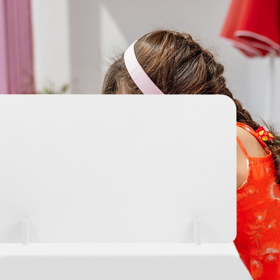 1 Set Of Desk Privacy Screen Testing Privacy Shields Plastic Classroom ...