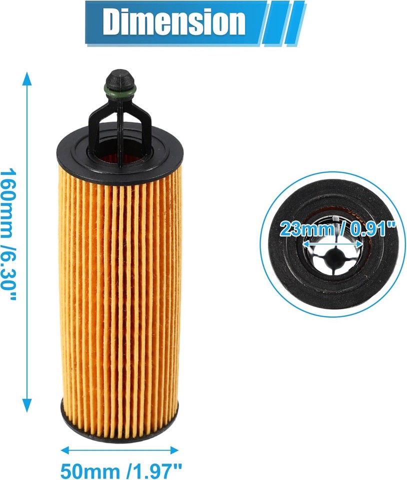 6PCS Oil Filter MO349 68191349AC for Chrysler Jeep Dodge RAM 3.2L 3.6L ...