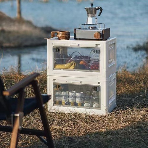 Foldable Storage Box Multifunctional Car Boxes with Wooden Panel ...