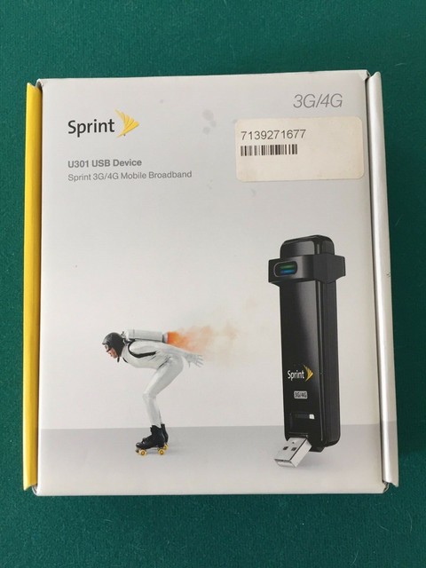 Sprint Wireless Internet Plug in U301 USB Device 3g or 4g Mobile ...