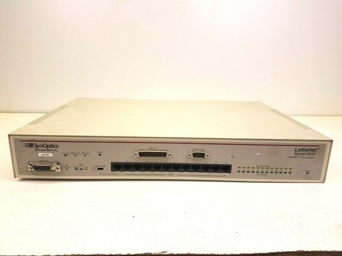 BAY NETWORKS SYNOPTICS 2810 12-PORT ETHERNET SWITCH NETWORK LAN ...