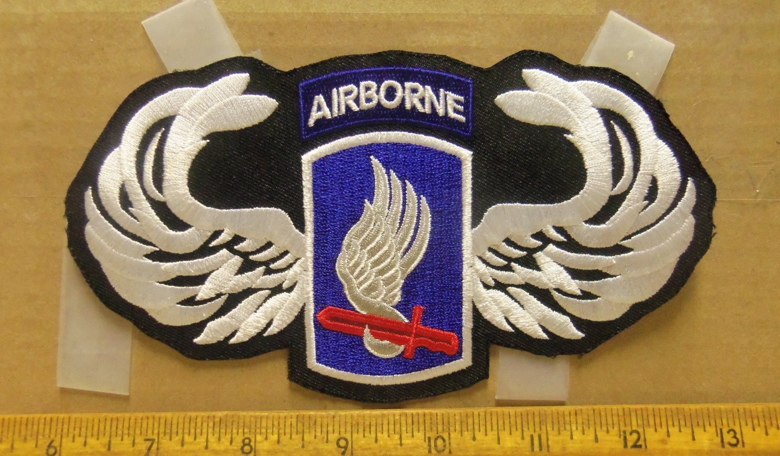 X-Large US Army – 173rd Airborne Wings Embroidered Patch | eBay