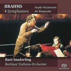 Kurt Sanderling Brahms 4 Symphonien SACD Single Layer TOWER RECORDS ...