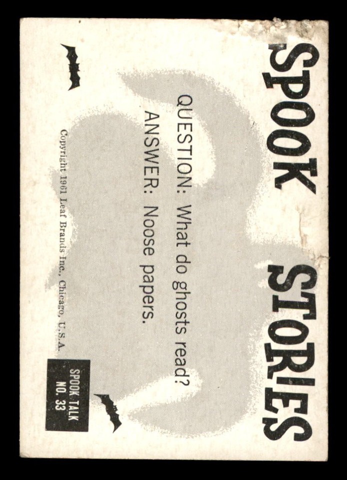 1961 Leaf Spook Stories #33 Please Mommy Buy Me A Catcher's Mitt PR | eBay