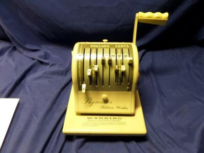 Other - Check Writing Machine