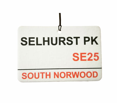 Crystal Palace / Selhurst Park Street Sign Car Air Freshener | eBay UK