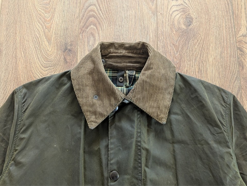 Barbour A200 Border Wax Jacket C3691CM Made In England Green | eBay