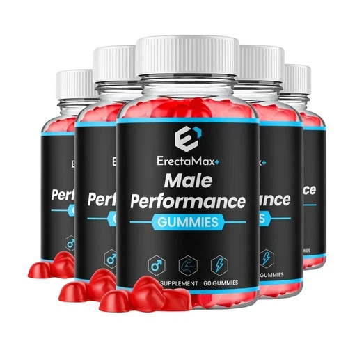 5-Pack ErectaMax+ Male Gummies - Erecta Max + Male Support Gummies ...