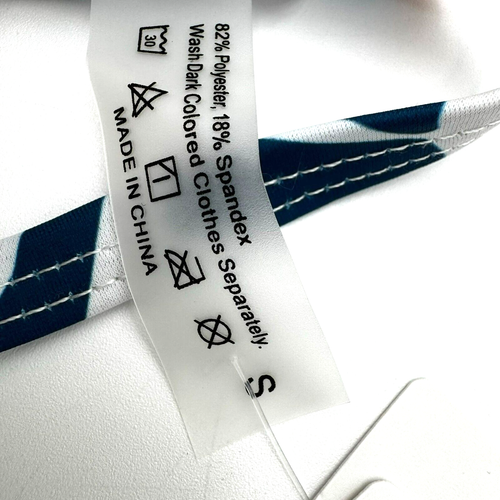 BRAZILIAN NWT Women Small Blue Orange Teeny Tiny Triangle Padded Bikini ...