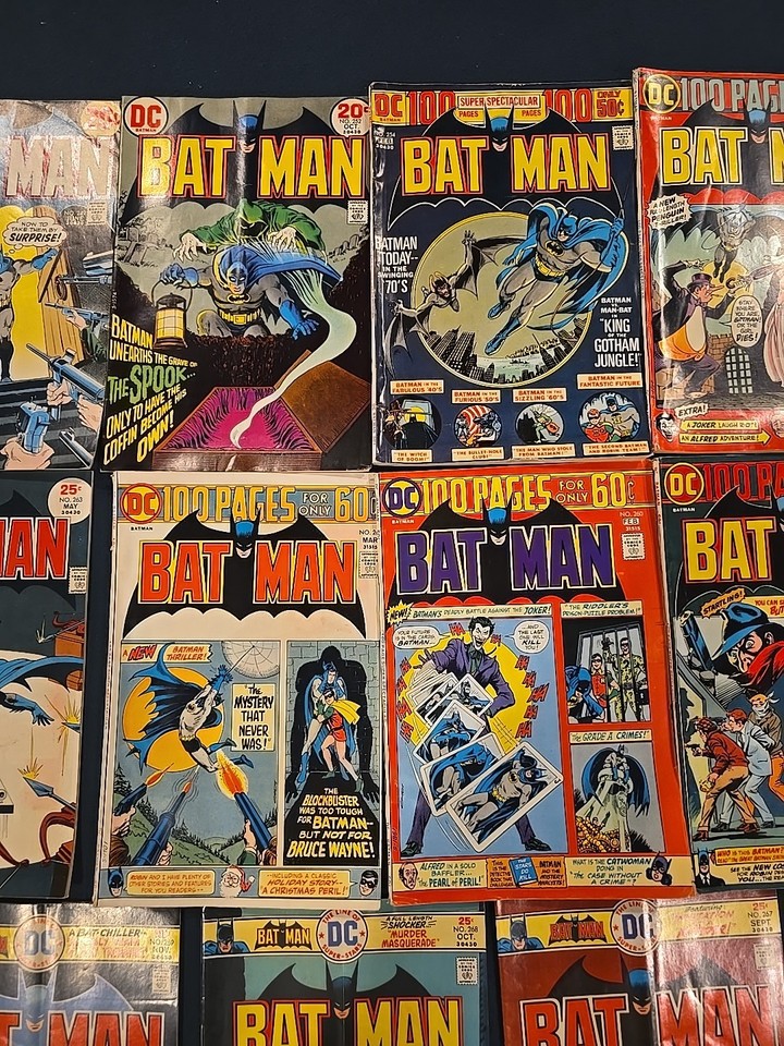 Vintage Batman DC Comics Lots 1970's Issues Bronze Age | eBay