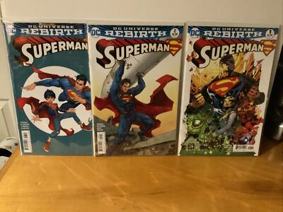 Superman Rebirth 1 2 3 Lot Peter Tomasi Gleason All NM | eBay