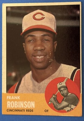 1963 Topps Baseball #400 Frank Robinson Cincinnati Reds HOF | eBay