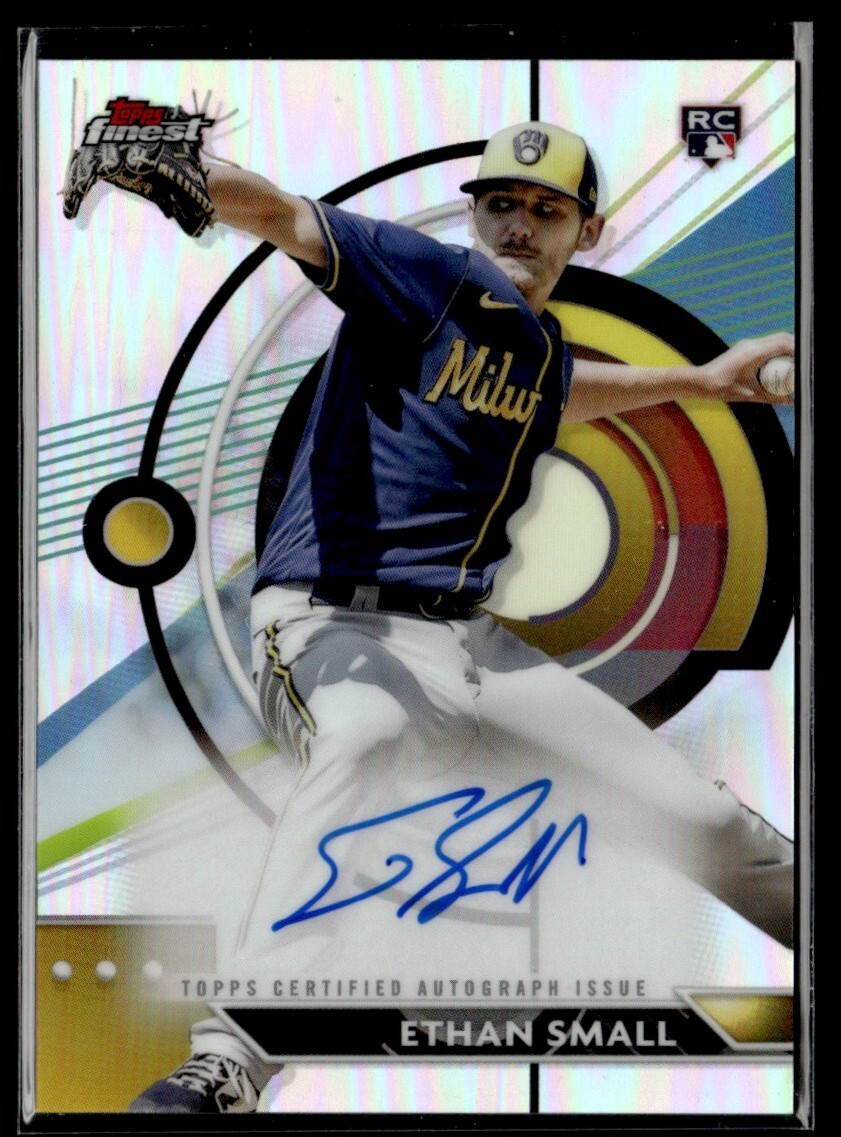 2023 Finest Autographs Ethan Small Rookie Auto Milwaukee Brewers #FA-ES ...
