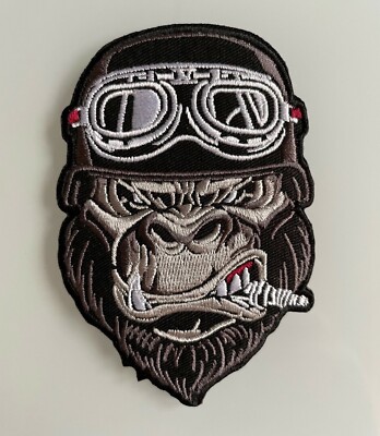 PATCH ECUSSON BRODE BIKER MOTARD MONKEY GARAGE THERMOCOLLANT !!! | eBay