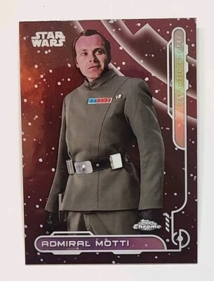 2024 TOPPS CHROME STAR WARS #GE-7 ADMIRAL MOTTI GALACTIC EMPIRE ...