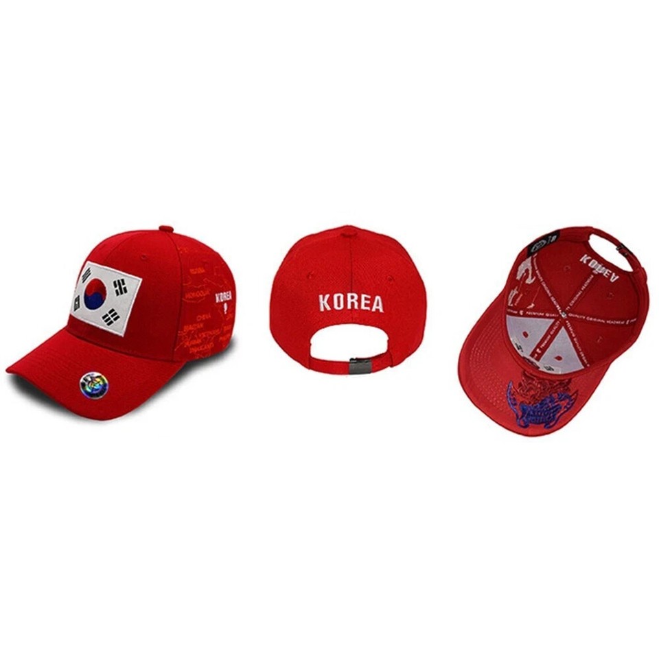 South Korea Hat Korea Cap South Korean Flag Gift Idea Baseball Cap ...