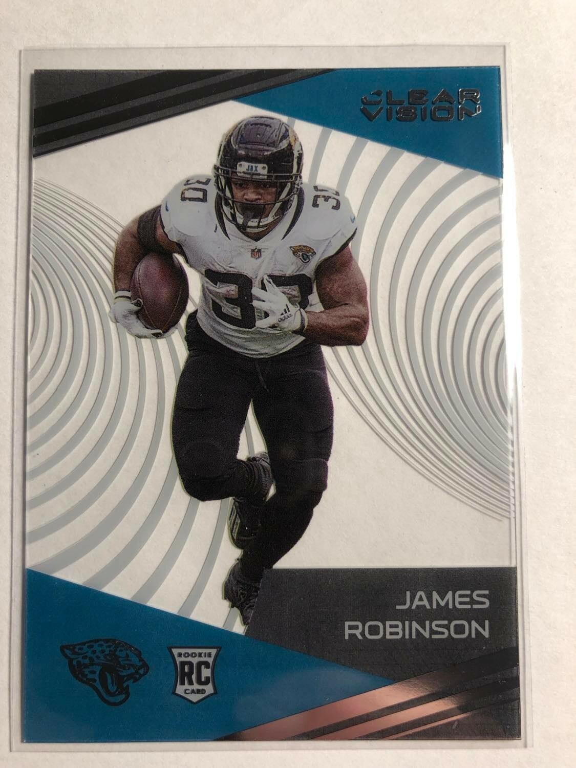 2020 Chronicles Clear Vision Football RC Card of james Robinson #CV-8 ...