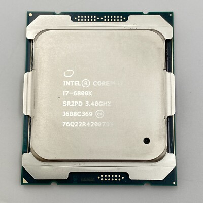 Intel Core i7-6800K Desktop Processor (3.4 GHz, 6 Cores, LGA 2011-3 ...