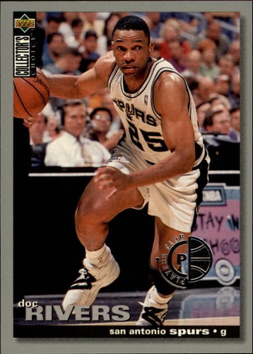 1995-96 Collector's Choice Player's Club Spurs Basketball Card #293 Doc ...