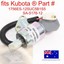 fits Kubota Fuel ShutOff Solenoid Flame Out Stop 17520-60013 FSS0003 ...