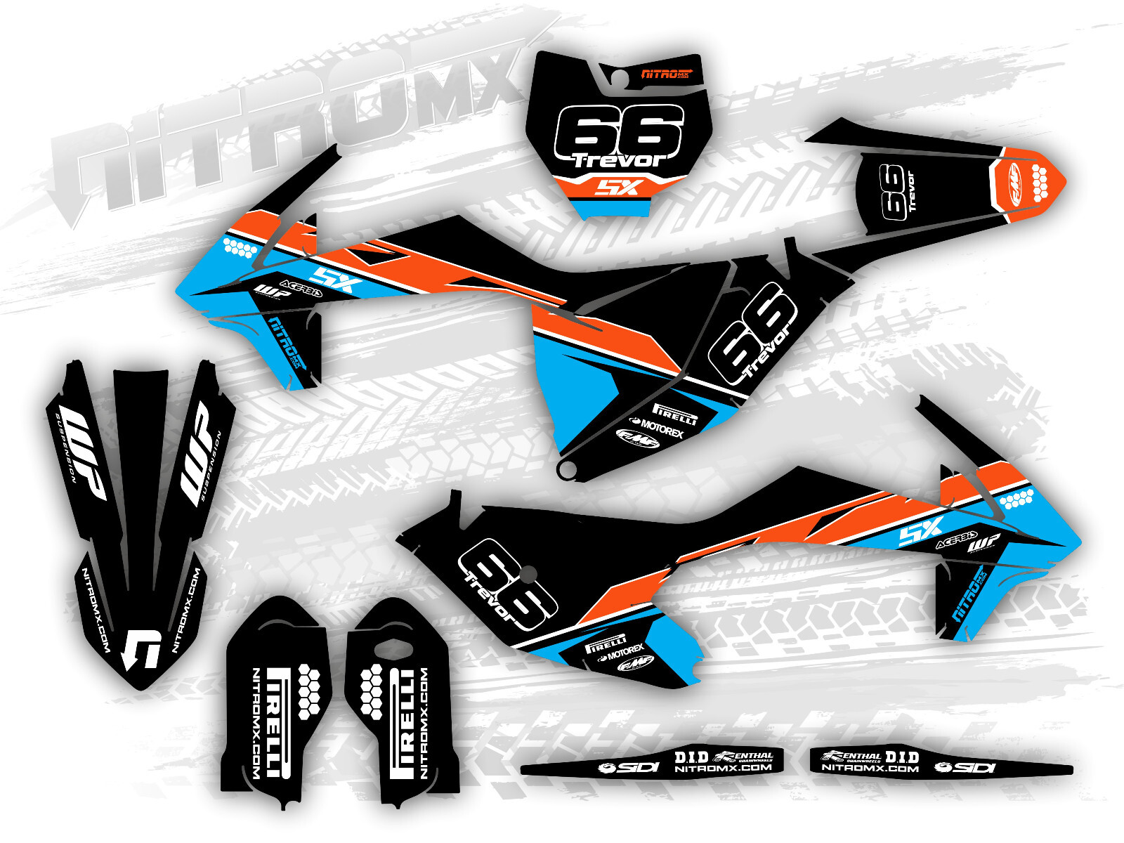 Graphics Kit fits KTM SX 85 SX85 2018 2019 2020 2021 2022 2023 2024 ...