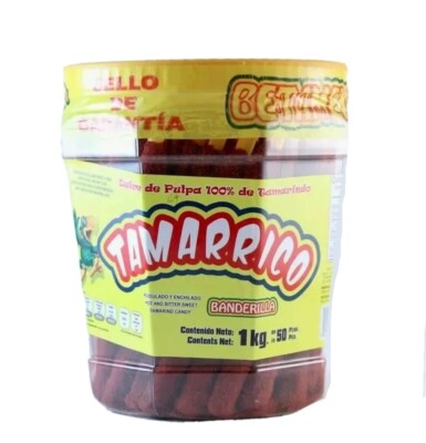 2 X Tamarrico Tarugos Tamarindo Chile Mexican Tamarind Candy Sticks 50 ...
