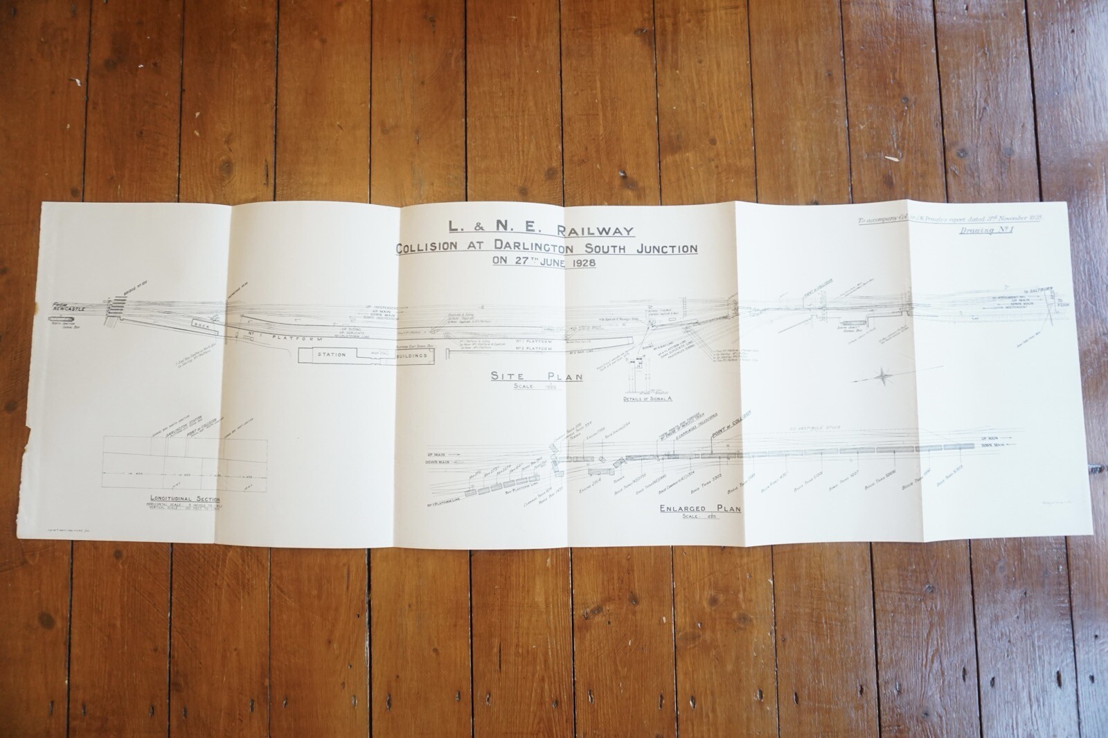 1928 LNER Darlington South Railway Track | Grelly UK