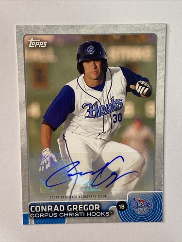 2015 Topps Pro Debut CONRAD GREGOR Autograph Baseball card HOUSTON ...