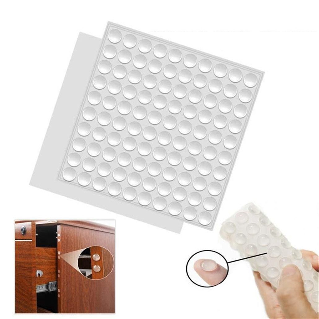 RUBBER FEET Self Adhesive Clear Bumper Stops Stopper Door Buffer Pads ...