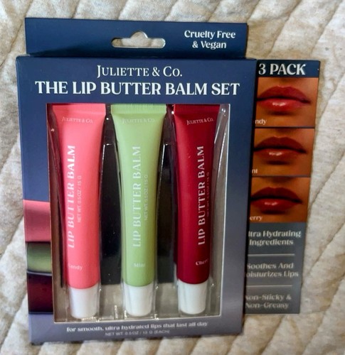 Juliette & Company Lip Butter Balm Set Of 3 New In Box | eBay