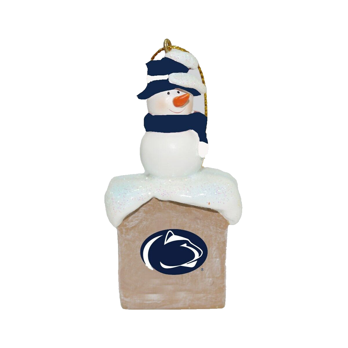 PENN STATE NITTANY LIONS SNOWMAN LOGO ORNAMENT 3" OXBAY | eBay